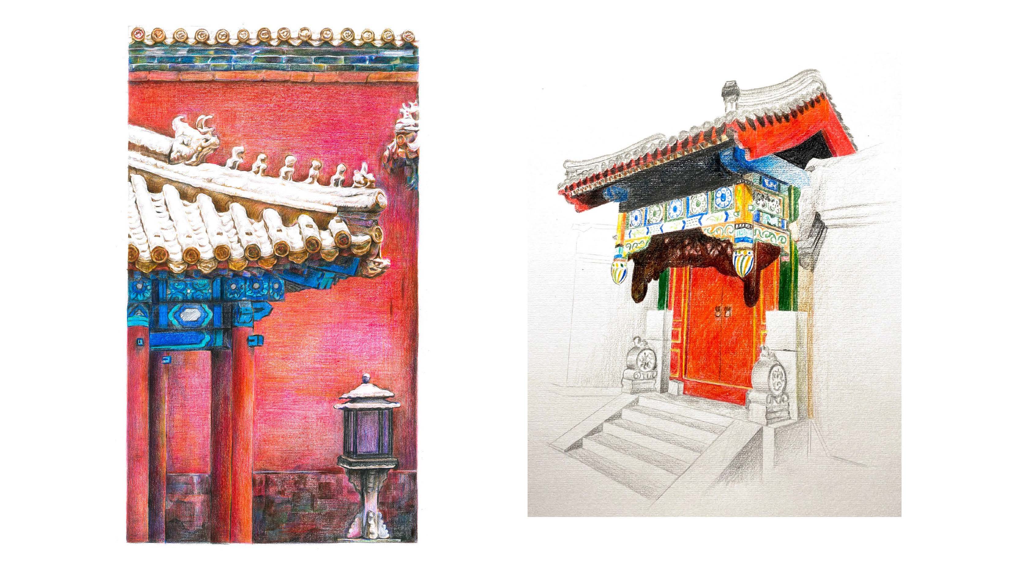 Week 7 Drawing with Coloured Pencil