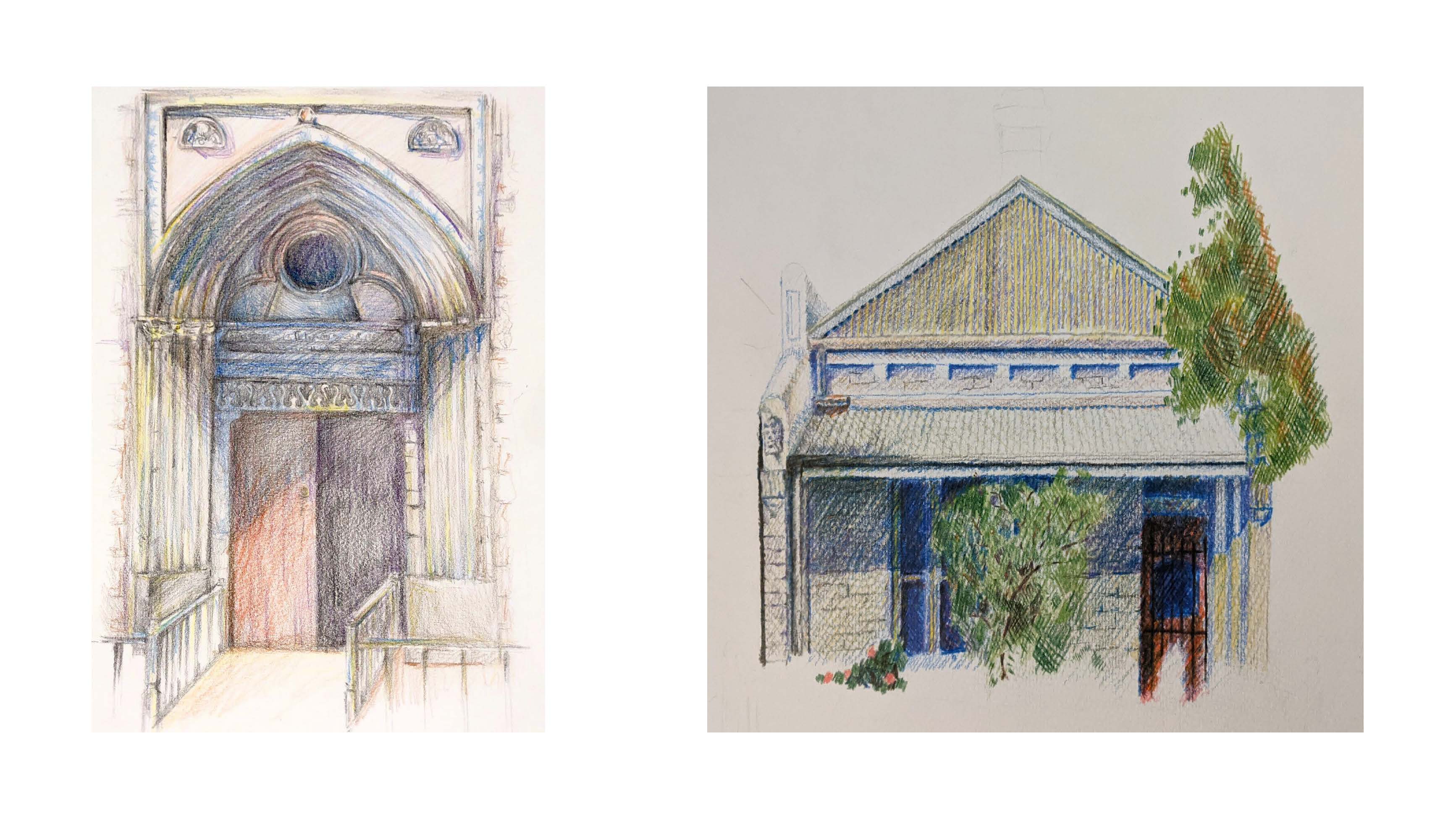Week 7 Drawing with Coloured Pencil